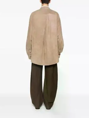 ZIGGY CHEN Paint-splatter Chest-pocket Shirt