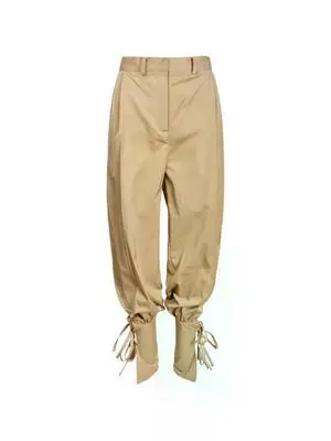 IOANA CIOLACU Tie-fastening Balloon Trousers - Neutrals