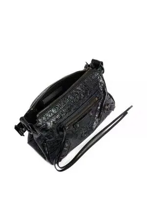 Balenciaga Mini Leather Shoulder Bag - Black