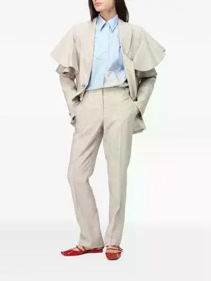 Moschino Ruffled-sleeve Blazer