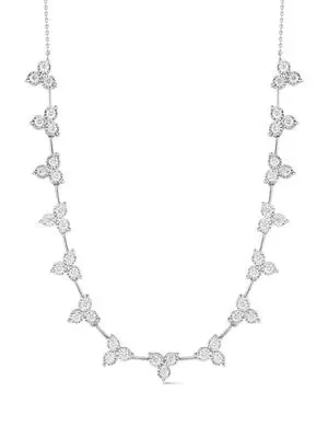 DANA REBECCA DESIGNS White Gold Diamond Interval Necklace - Silver
