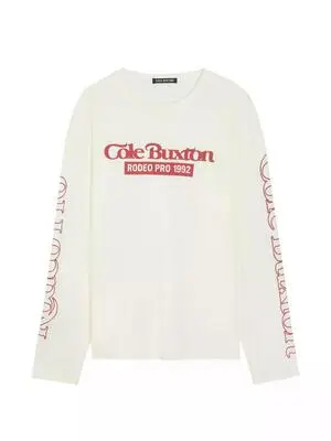 COLE BUXTON Rodeo Logo-print Long-sleeve T-shirt