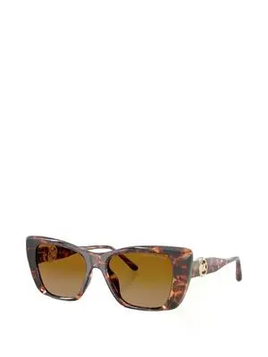 Michael Kors Tokyo Geometric Logo Detail Sunglasses