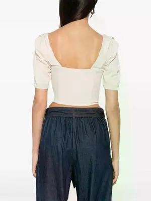 VIVIENNE WESTWOOD Bea Draped Button-up Top