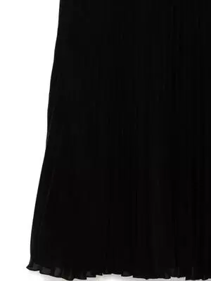Prada Pleated Boat Neck Sleeveless Dress