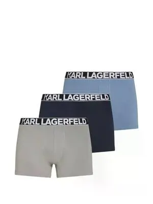 Karl Lagerfeld Logo-waistband Boxers - Grey