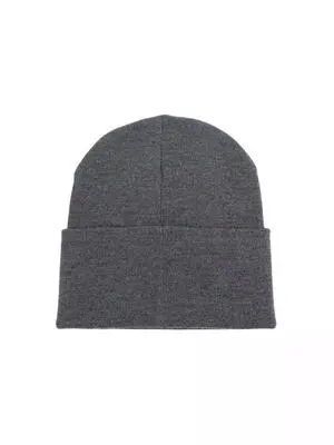 Iceberg Logo Embroidered Wool Beanie