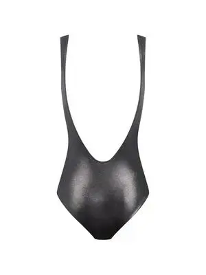 MAISON CLOSE Open-back Swimsuit - Silver