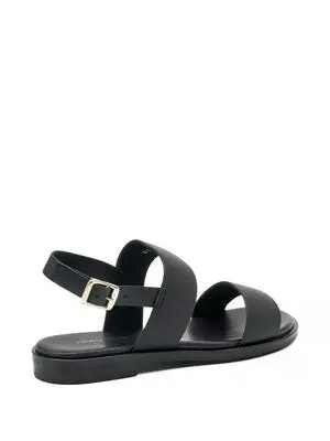 FRAU Double-strap Slingback Sandals - Black