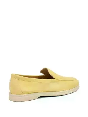 FRAU Deconstructed Suede Loafers - Yellow