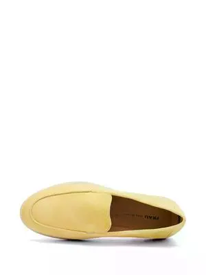 FRAU Deconstructed Suede Loafers - Yellow