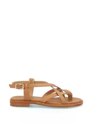 FRAU Woven Strap Thong Sandals - Neutrals