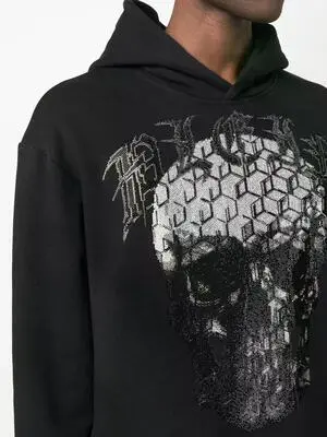 Philipp Plein Graphic Print Pullover Hoodie