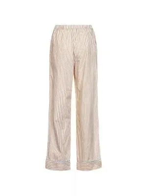 MC2 SAINT BARTH Striped Cotton Straight Trousers