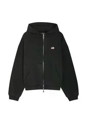 COLE BUXTON Logo-patch Zip-up Hoodie