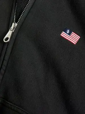 COLE BUXTON Logo-patch Zip-up Hoodie