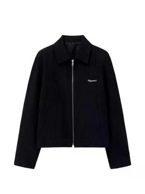 WOOYOUNGMI Logo Plaque Zip-up Jacket