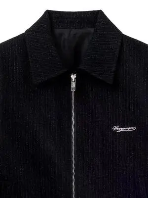 WOOYOUNGMI Logo Plaque Zip-up Jacket