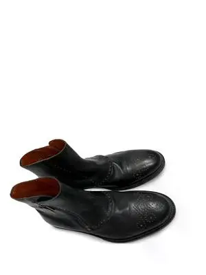 Etro Brogue Detail Ankle Boots