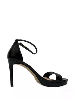STUART WEITZMAN Patent Leather Platform Sandals