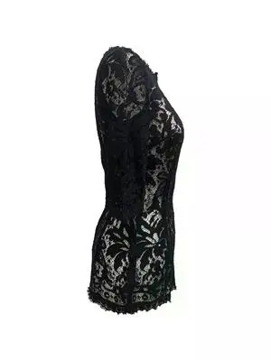 Dolce & Gabbana Lace Blouse - Black