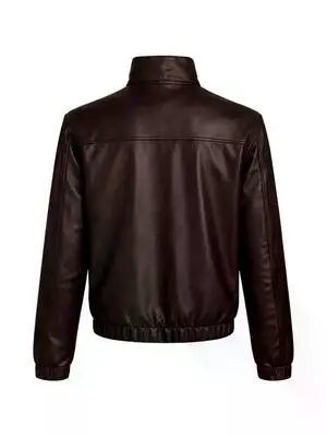 FRANZESE COLLECTION Reversible Bomber Jacket - Brown