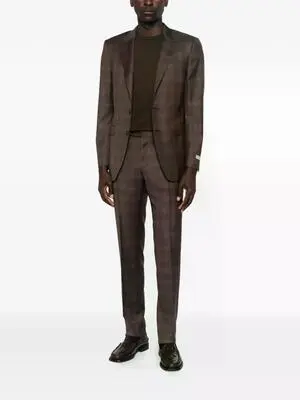 Canali Checked Suit