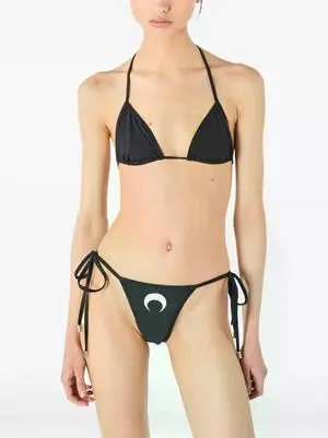 MARINE SERRE Moon-print Triangle Bikini Set