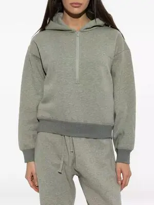 Fear Of God Half-zip Logo Patch Hoodie