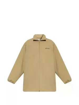 Fear Of God Logo-embroidered Zip-up Jacket - Neutrals