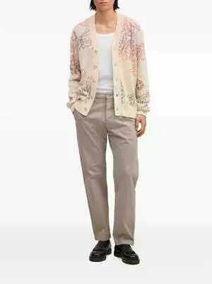 Nn07 Aden Straight-leg Trousers - Neutrals