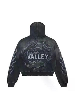 VALE FOREVER Serpent Faded-effect Hoodie