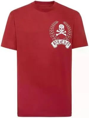 Philipp Plein Ss Logo-print T-shirt - Red