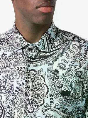 Philipp Plein Paisley-print Long-sleeved Shirt