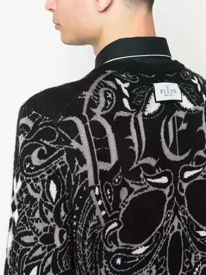 Philipp Plein Paisley Print Cashmere-silk Jumper