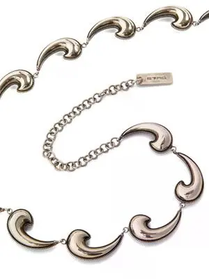 Etro Mini Paisley Necklace - Silver