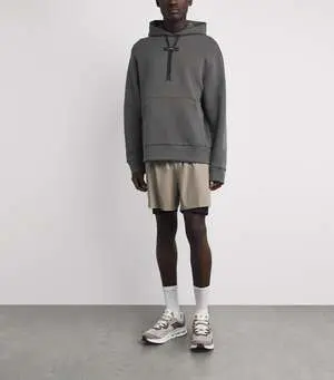 On Cott-blend Focus Tech Hoodie - Grey