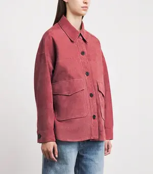 ARMA Kaylee Suede Shacket - Pink