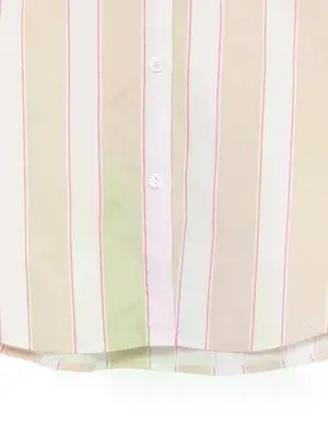 MC2 SAINT BARTH Striped Shirt With Embroidered Logo