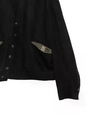 ZIGGY CHEN Asymmetrical Panelled V-neck Jacket