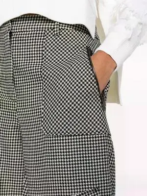 Iceberg Houndstooth-pattern Tapered Trousers