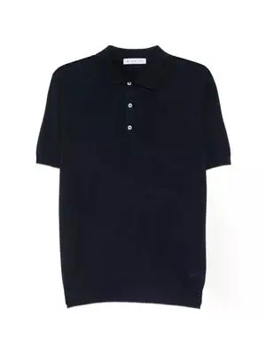 MANUEL RITZ Knitted Cotton Polo Shirt