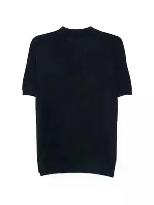 MANUEL RITZ Knitted Cotton Polo Shirt