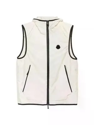 Moncler Hooded Gilet - Neutrals