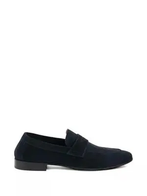 Boggi Milano Suede Loafers - Blue