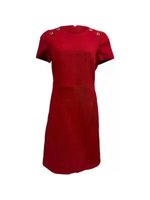 Prada Button Detailed Cocktail Dresses