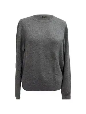 Ermenegildo Zegna Knitted Crew Neck Sweater - Grey