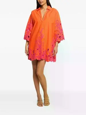 Cinq À Sept Arcia Paisley Bloom Embroidered Kaftan