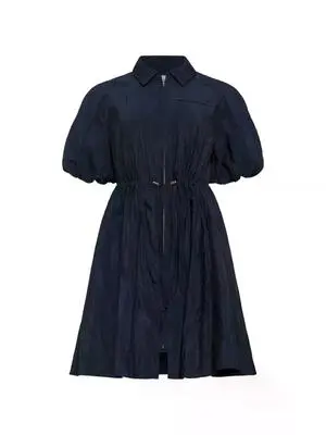 Cinq À Sept Macauley Drawstring Waist Dress - Blue