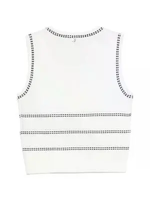 Liu Jo Contrast Stitch Knit Top